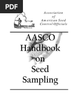 AOSA Seed Testing Procedures | PDF | Seed | Calibration
