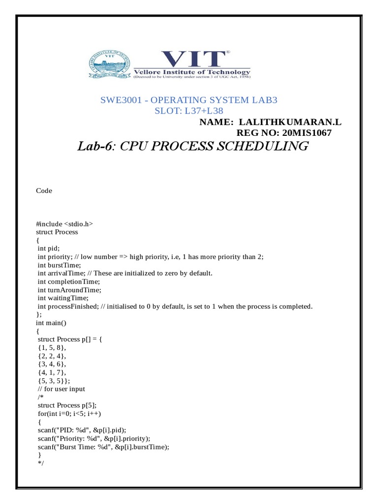 SJF Priority | PDF | Software | Computer Architecture