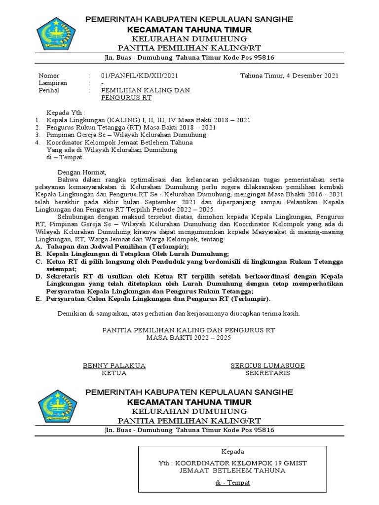 Surat Sosialisasi | PDF