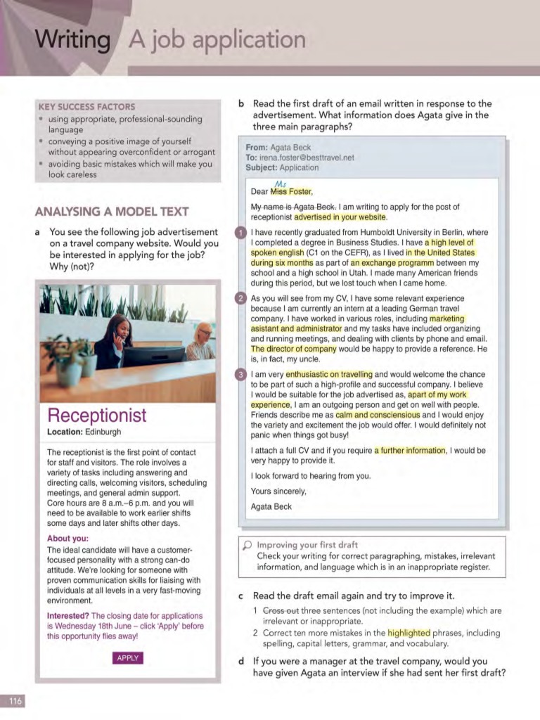 Writing Unit 1 C1.1 | PDF