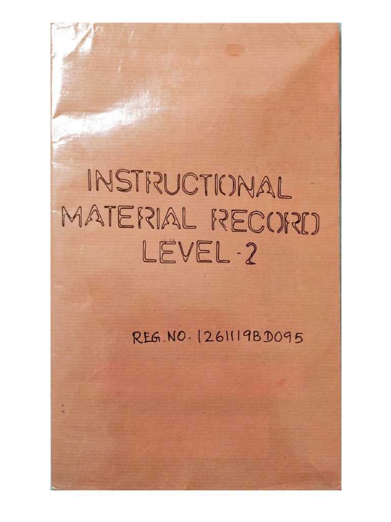 Instructional Material Record Level 2 Pages 1-26 - Flip PDF Download - FlipHTML5 | PDF