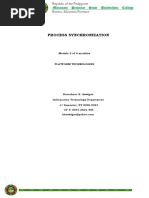 Chapter - 10 - RTOS - Task Synchronization Techniques | PDF | Thread (Computing) | Process ...
