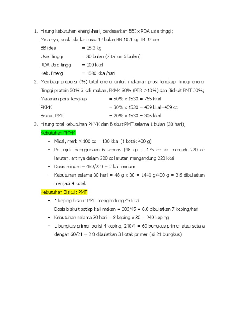 Contoh Perhitungan Dosis PKMK | PDF