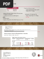 Venofer Iron Dose Calculation Guide | PDF