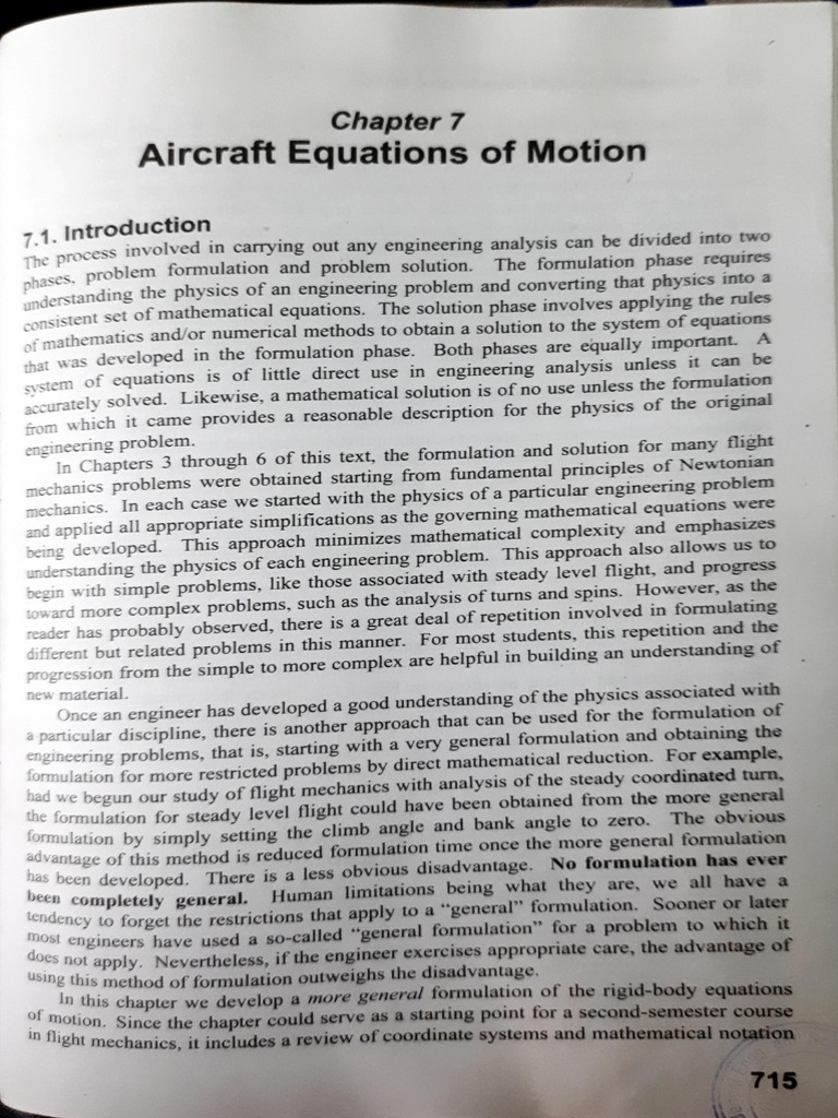 Equations of Motion | PDF