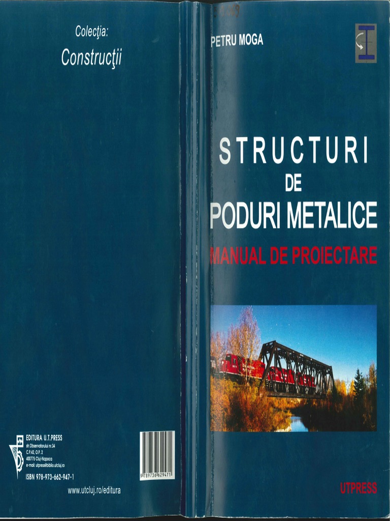 Structuri de Poduri Metalice - Moga, Carte Albastra | PDF