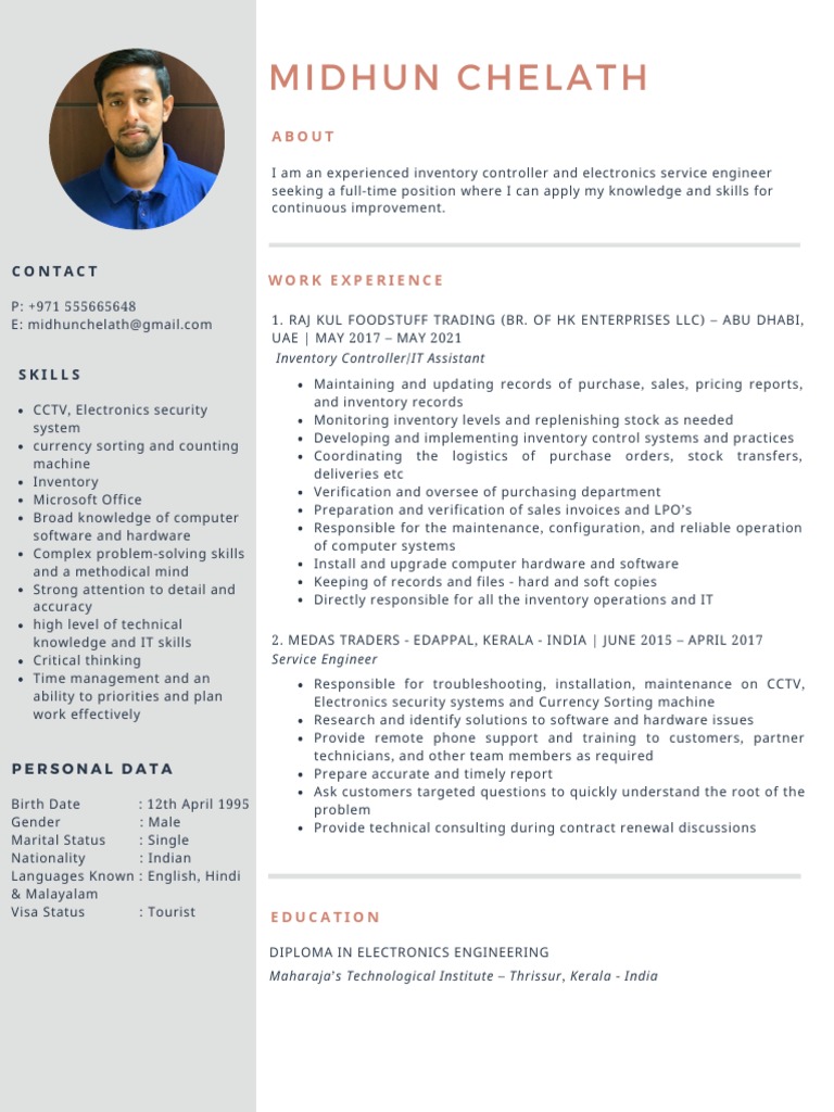 Midhun CV | PDF | Inventory | Software