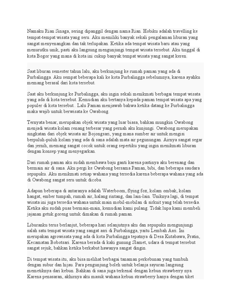 Namaku Rian Sinaga | PDF