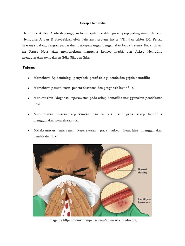 Askep Hemofilia | PDF | Sains & Matematika