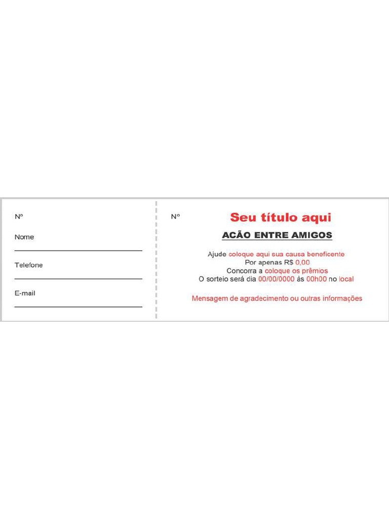 Modelos de Rifas para Download B | PDF