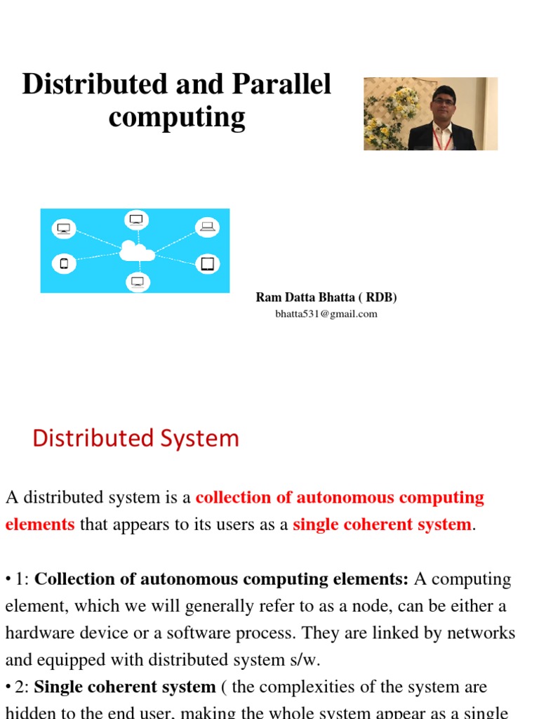 Distributed Computing Pdf Distributed Computing Parallel Computing