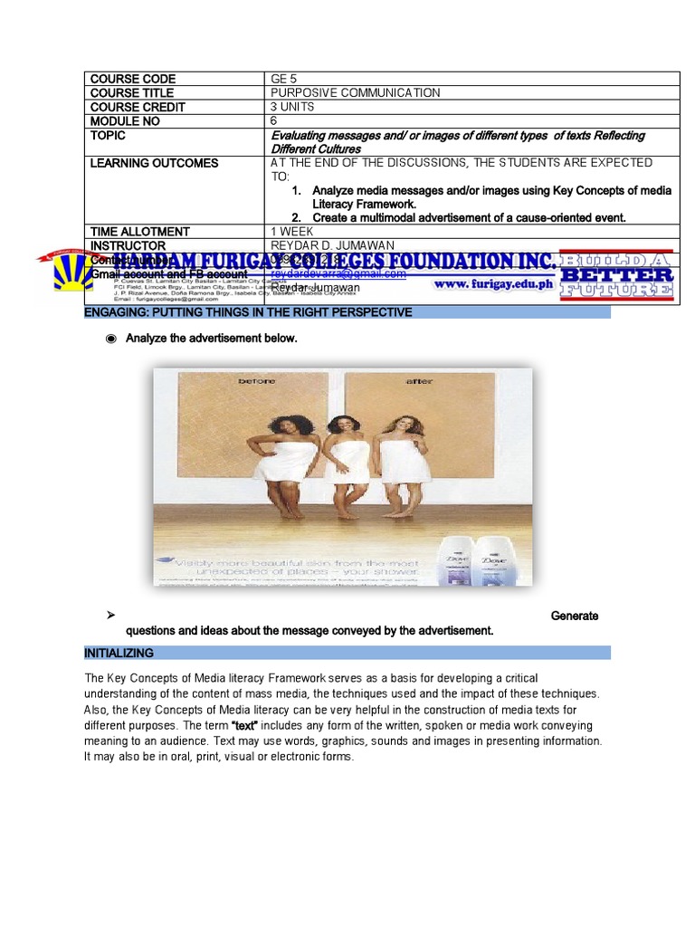 Ge 5 Module 6 Midterm 2022 | PDF | Mass Media | Advertising