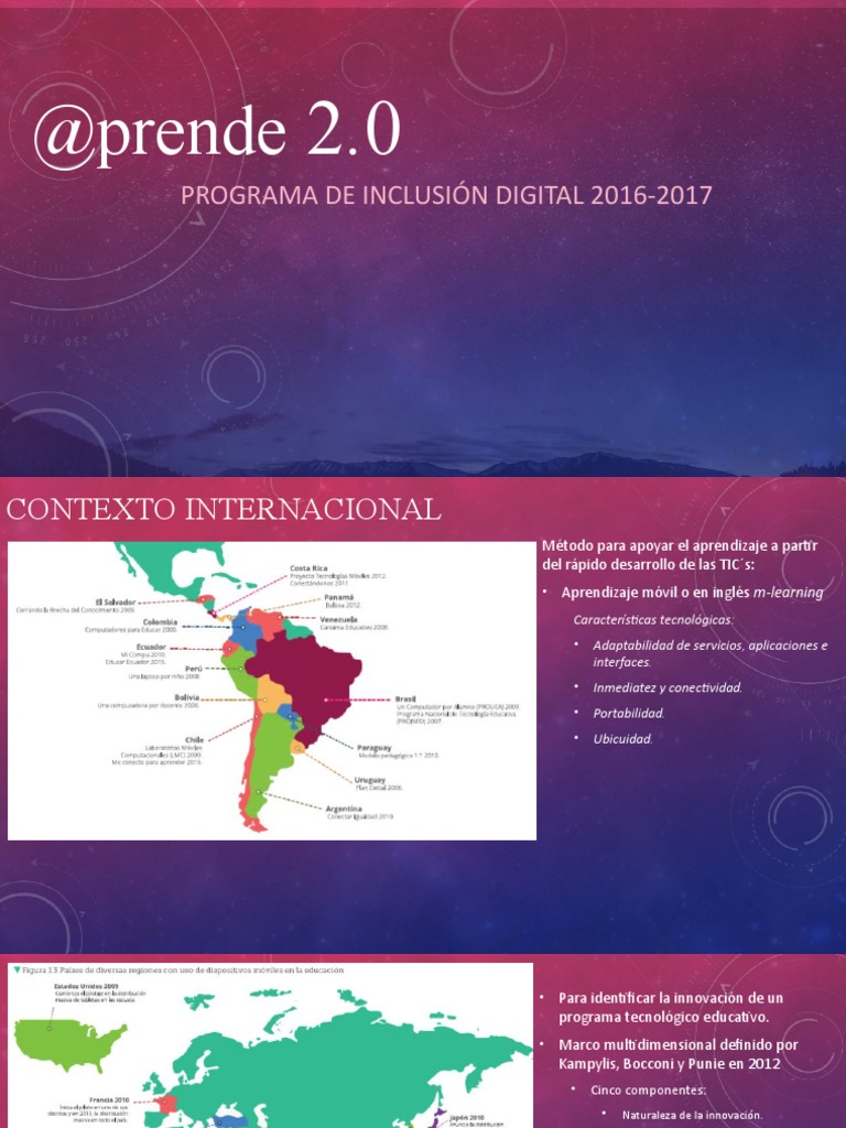 11 - Programa de Inclusión Digital Aprende 2.0 | PDF | Inclusión (Educación) | Tecnología de ...