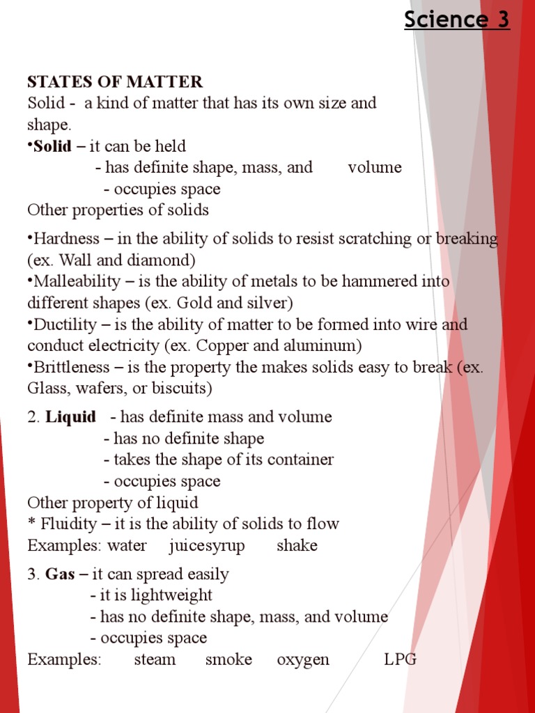 States of Matter | PDF