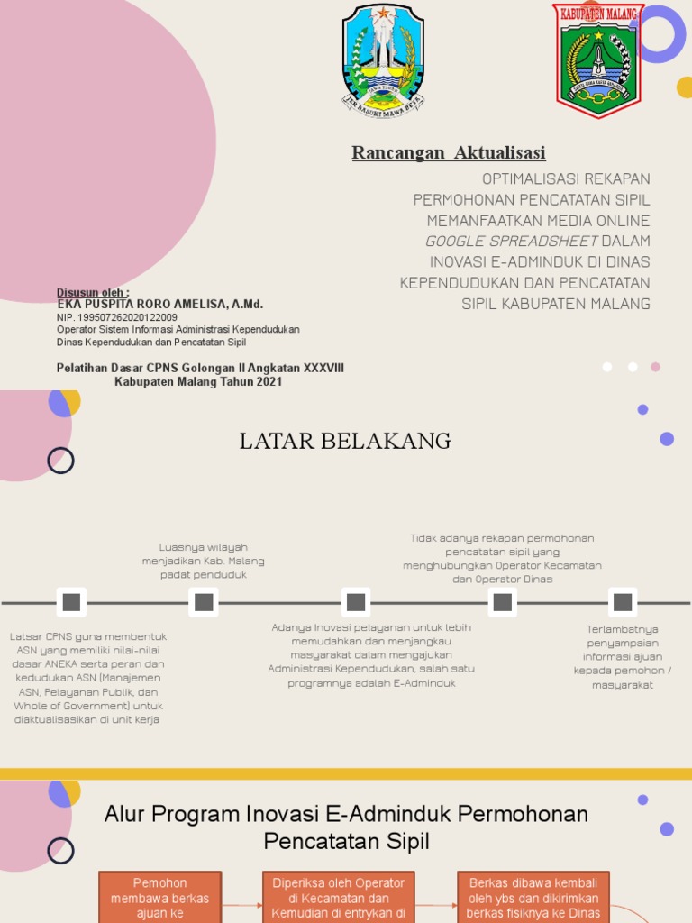 Rancangan Aktualisasi Eka | PDF | Pengelolaan Keuangan & Uang | Komputer