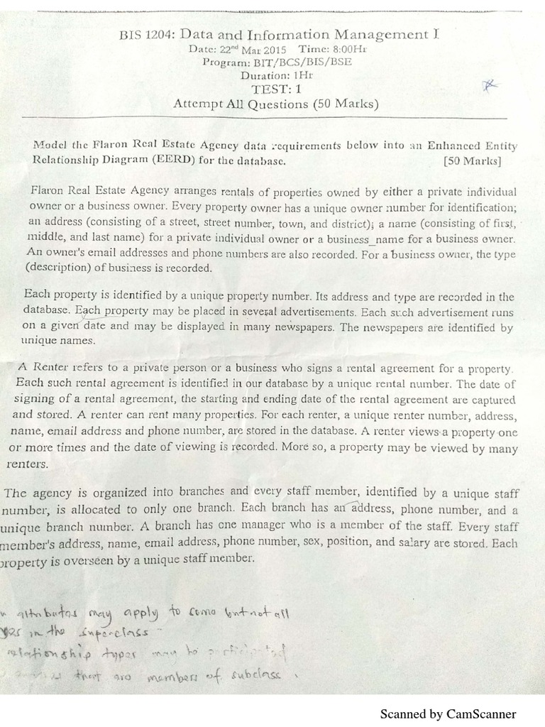 DIM Past Papers | PDF