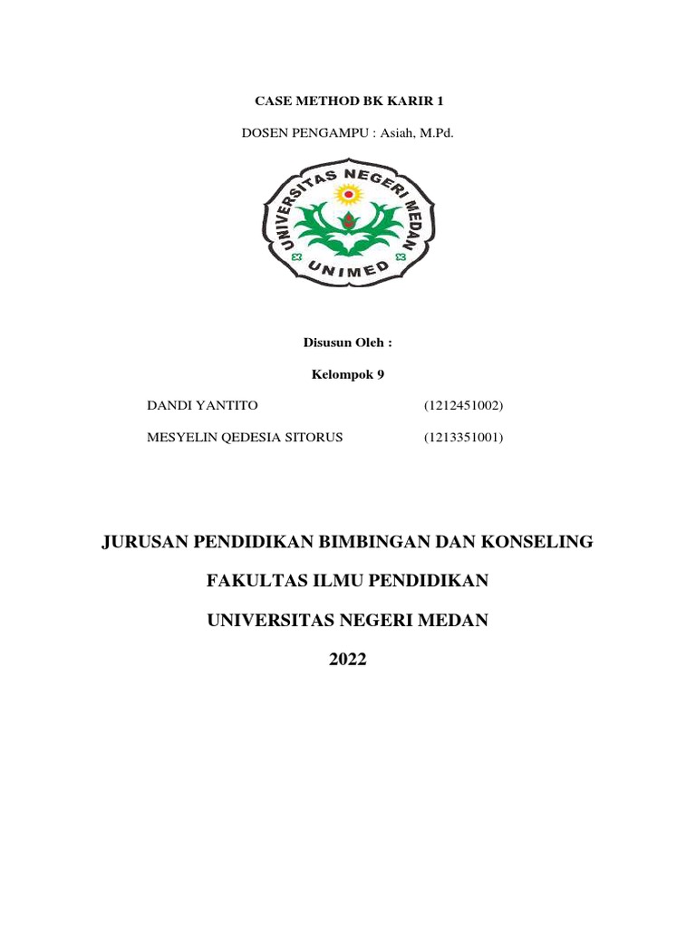 Case Method BK Karir 1 (Kelompok 9) | PDF