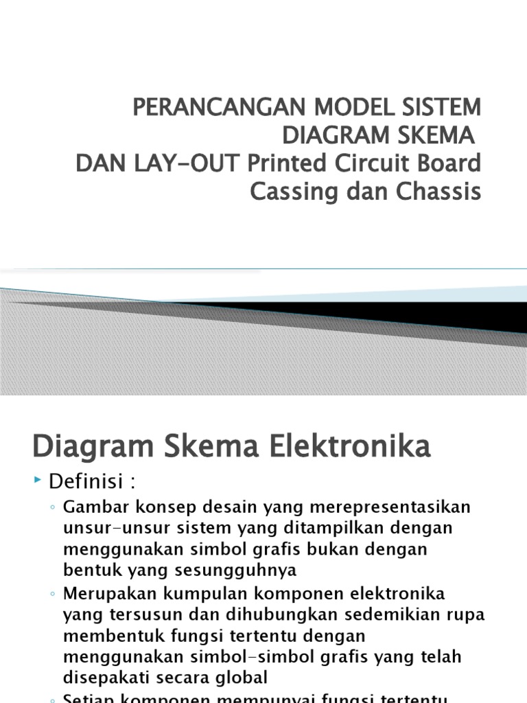 Diagram Skema Dan Lay-Out PCB | PDF
