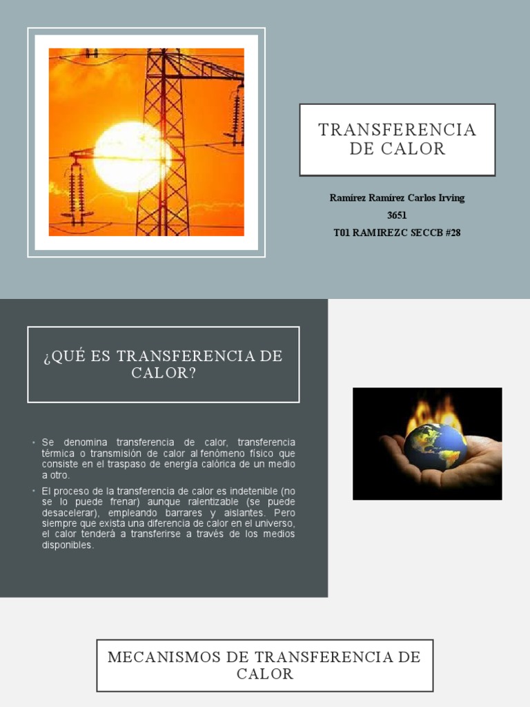 Transferencia de Calor | PDF | Conduccion termica | Transferencia de calor