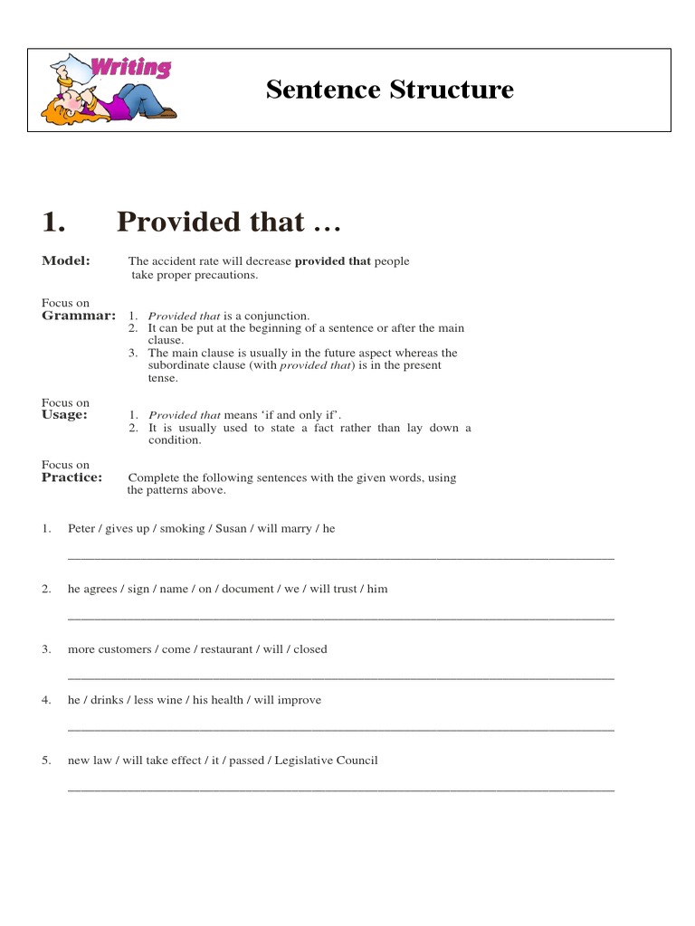 Key Sentence Structures Explained | PDF | Clause | Sentence (Linguistics)