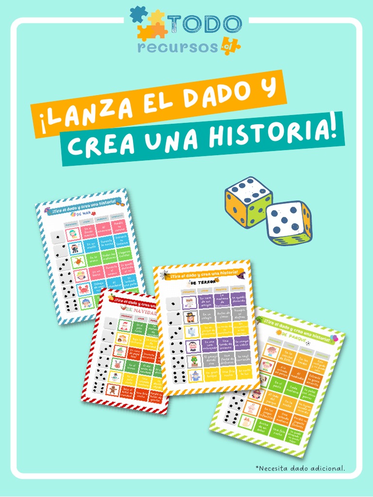 Crea historias lanzando un dado | PDF