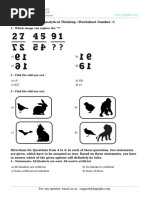 LOGIQIDS Worksheet | PDF | Mathematics | Mathematical Objects