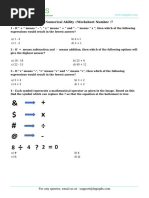 Grade 6 Logical Reasoning Sample Paper | PDF | Teaching Mathematics
