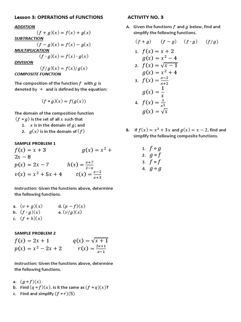 GenMath - LESSON 3 | PDF | Function (Mathematics) | Mathematics GenMath - LESSON 3 | PDF | Function (Mathematics) | Mathematics