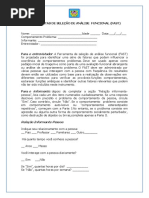 Avaliação Funcional e IISCA | PDF | Entrevista | Tempo