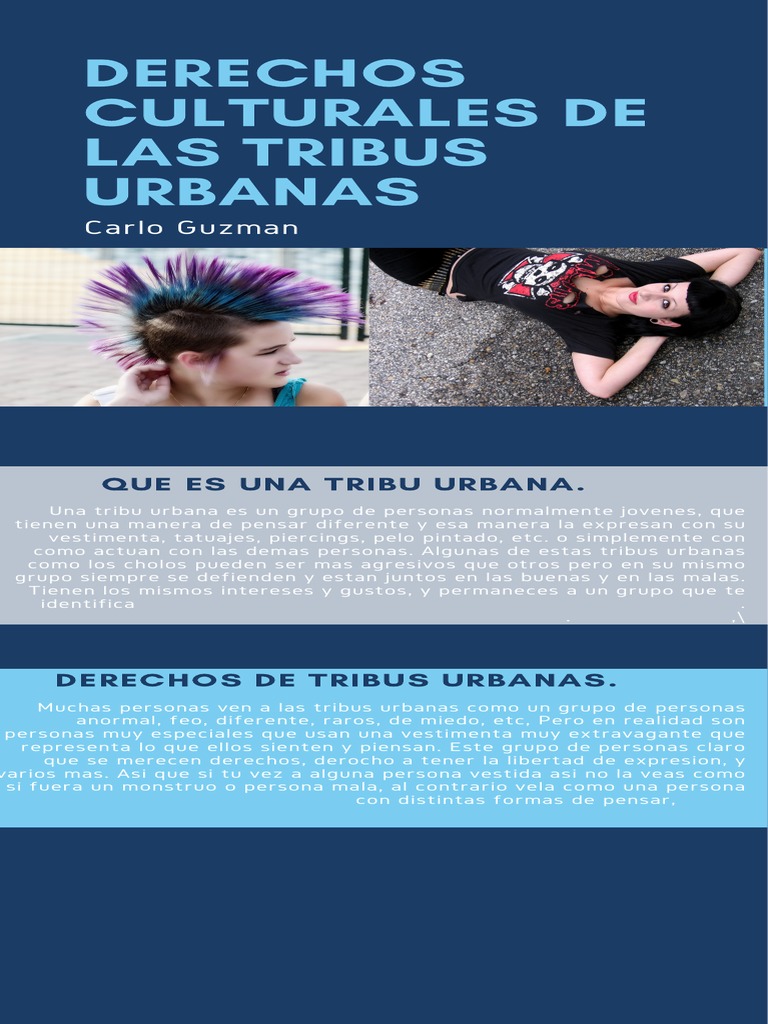 dERECHOS CULTURALES DE LAS TRIBUS URBANAS | PDF