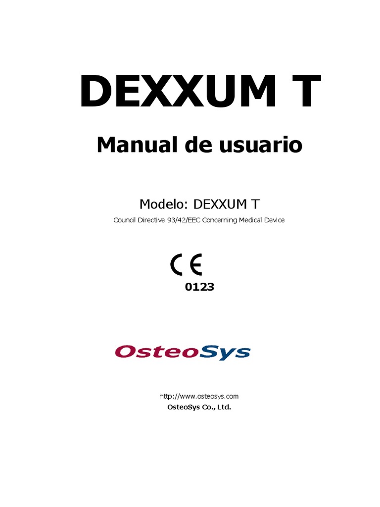 Dexxum T Manual (Spanish) | PDF | Tecnología