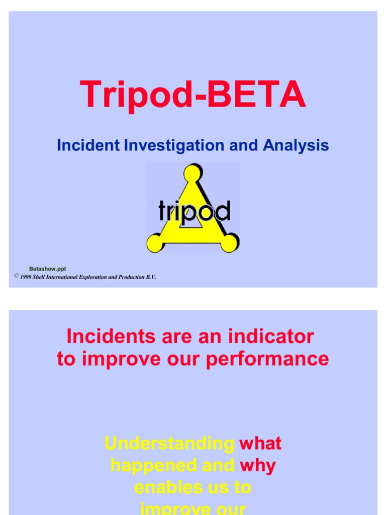 Tripod-Beta Accident Investigation Technique | PDF | Business