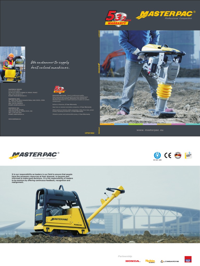 Katalog Masterpac | PDF | Engines | Electric Motor