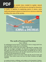 The Icarus and Daedalus Full Story | PDF | Minotaur | Greek Mythology