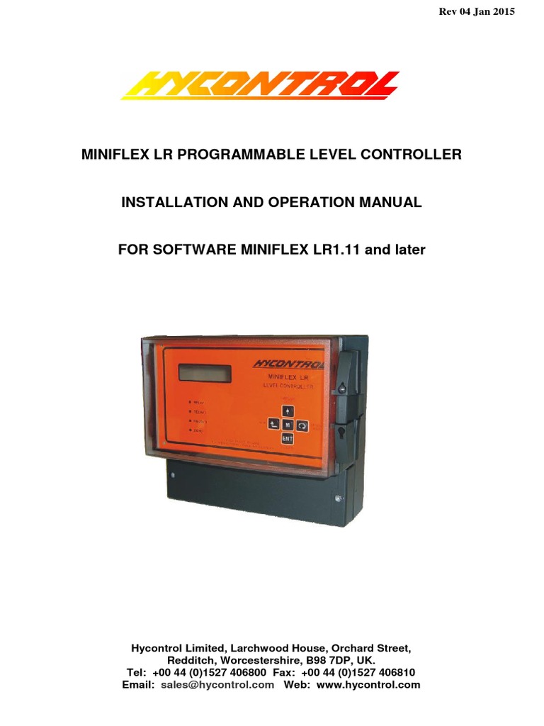 Miniflex Lr Ultrasonic Manual V4 Pdf Mains Electricity
