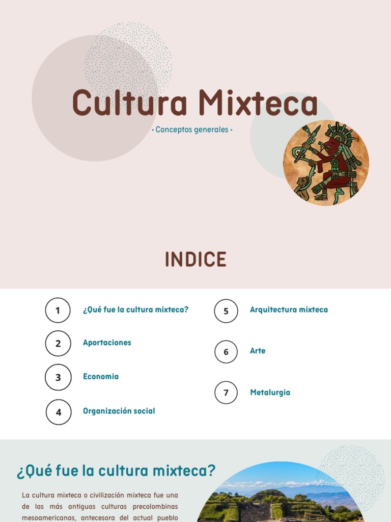 Aportaciones y características de la cultura mixteca | PDF | Mesoamérica