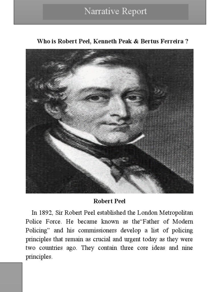 Narrative Report | PDF | Community Policing | Police