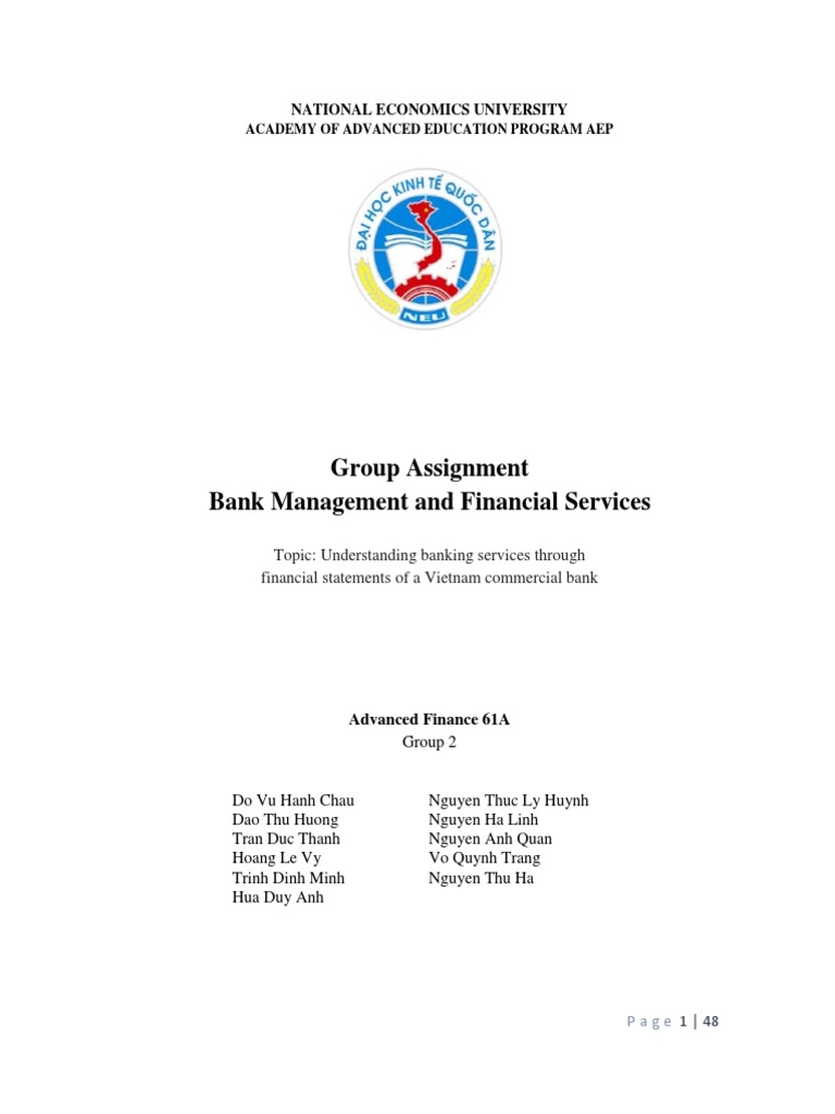 Group Assignment - Group 2 | PDF | Banks | Interest