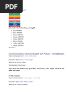 Rock Color Chart - Munsell | PDF | Brown | Green