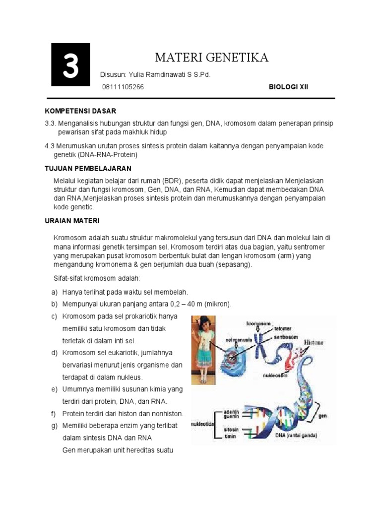 LKPD Materi Genetika | PDF