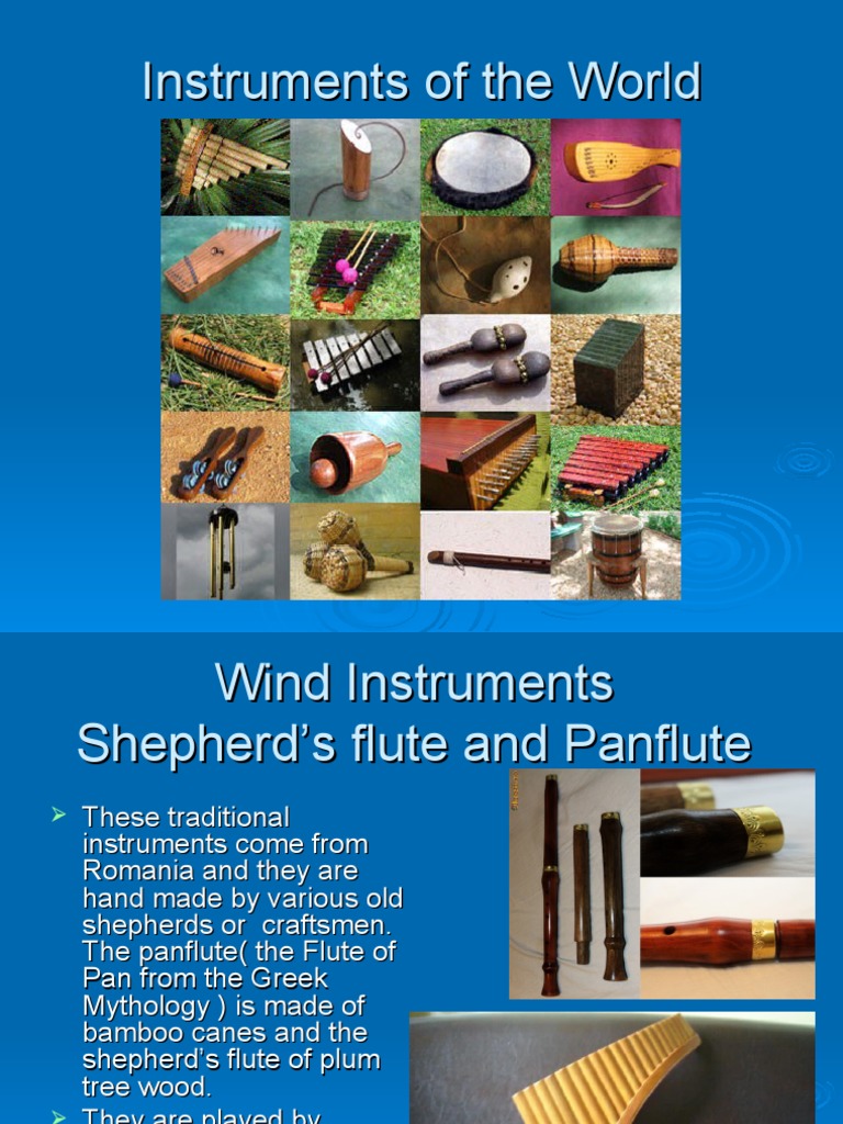 Instruments of The World | PDF | Drum | String Instruments