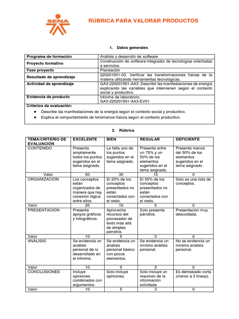 Ie Ga3 220201501 Aa3 Ev01 | PDF | Evaluación | Aprendizaje