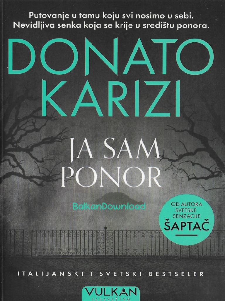 Ja Sam Ponor (Donato Carrisi) | PDF