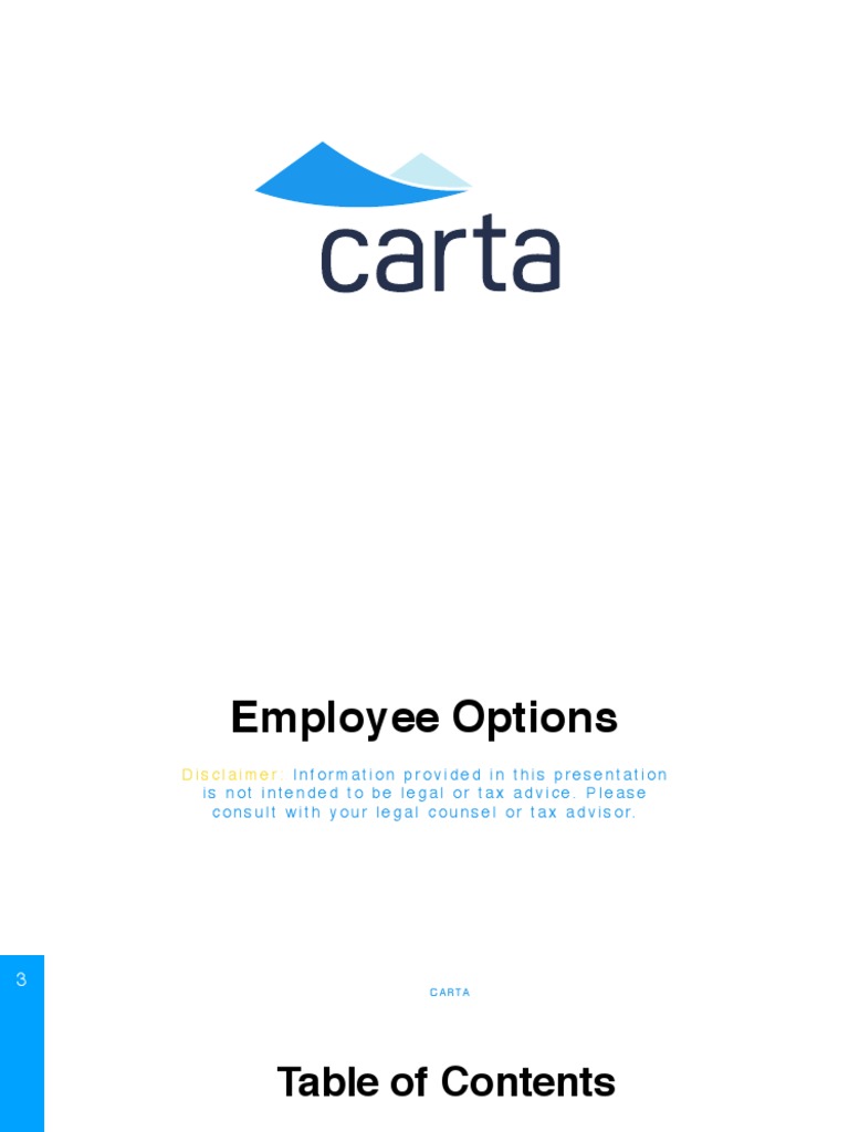 Carta Guide For Employee Options | PDF | Option (Finance) | Stocks