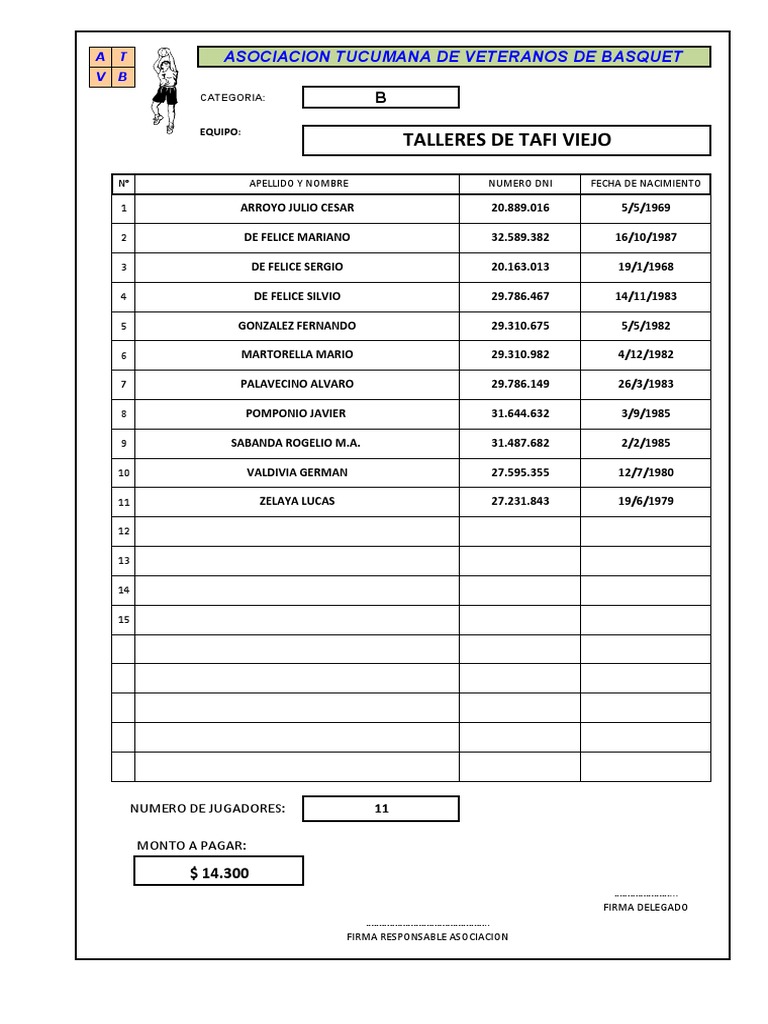 Lista de Buena Fe | PDF