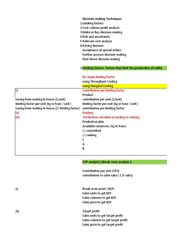 Decision-Making Techniques Guide | PDF | Microeconomics | Business Process