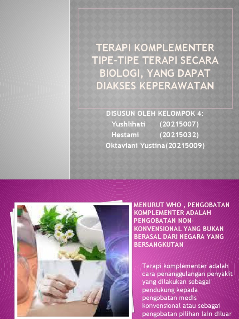 Kel.4 Terapi Komplementer | PDF