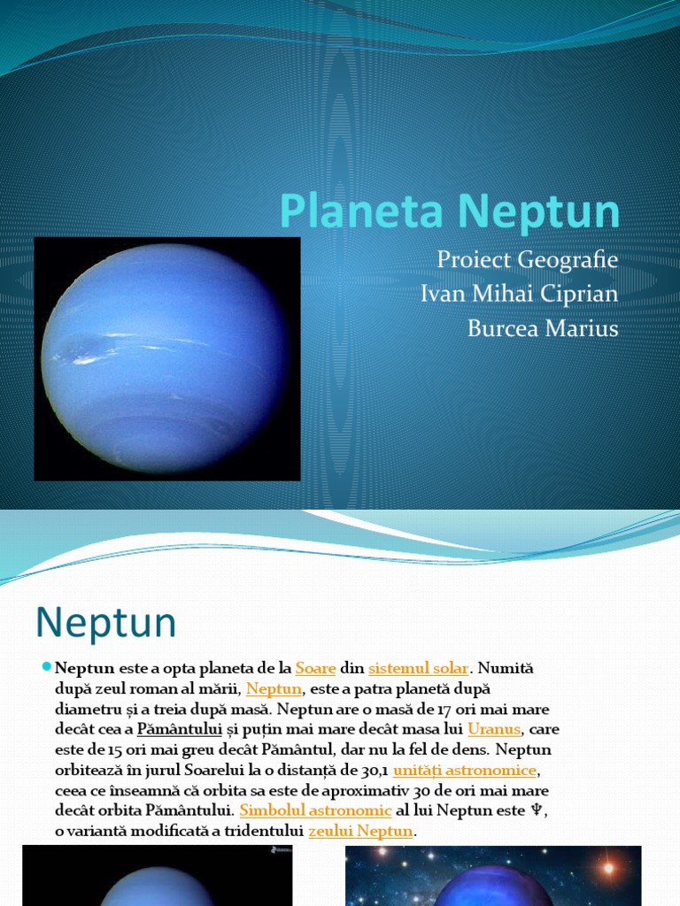 Planeta Neptun Geo | PDF