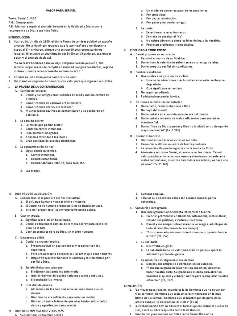 Valor para Ser Fiel | PDF | Dios