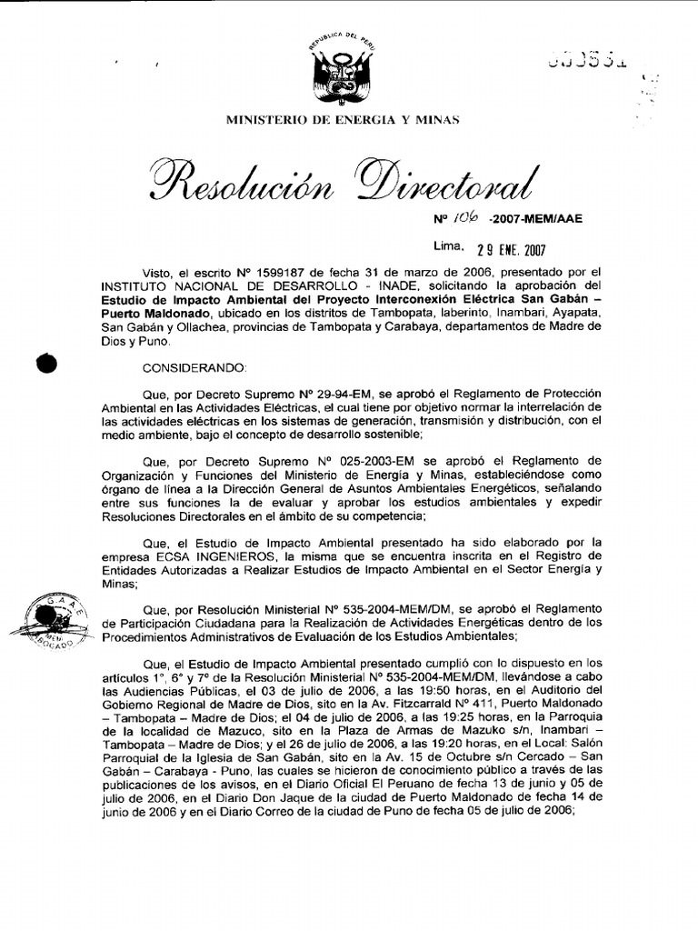Documento de Aprobacion RESOLUCION DIRECTORAL 1599672918934 | PDF Documento de Aprobacion RESOLUCION DIRECTORAL 1599672918934 | PDF